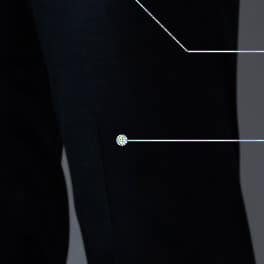 Close-up of tailored pant lining with labeled feature | Michael Andrews ...