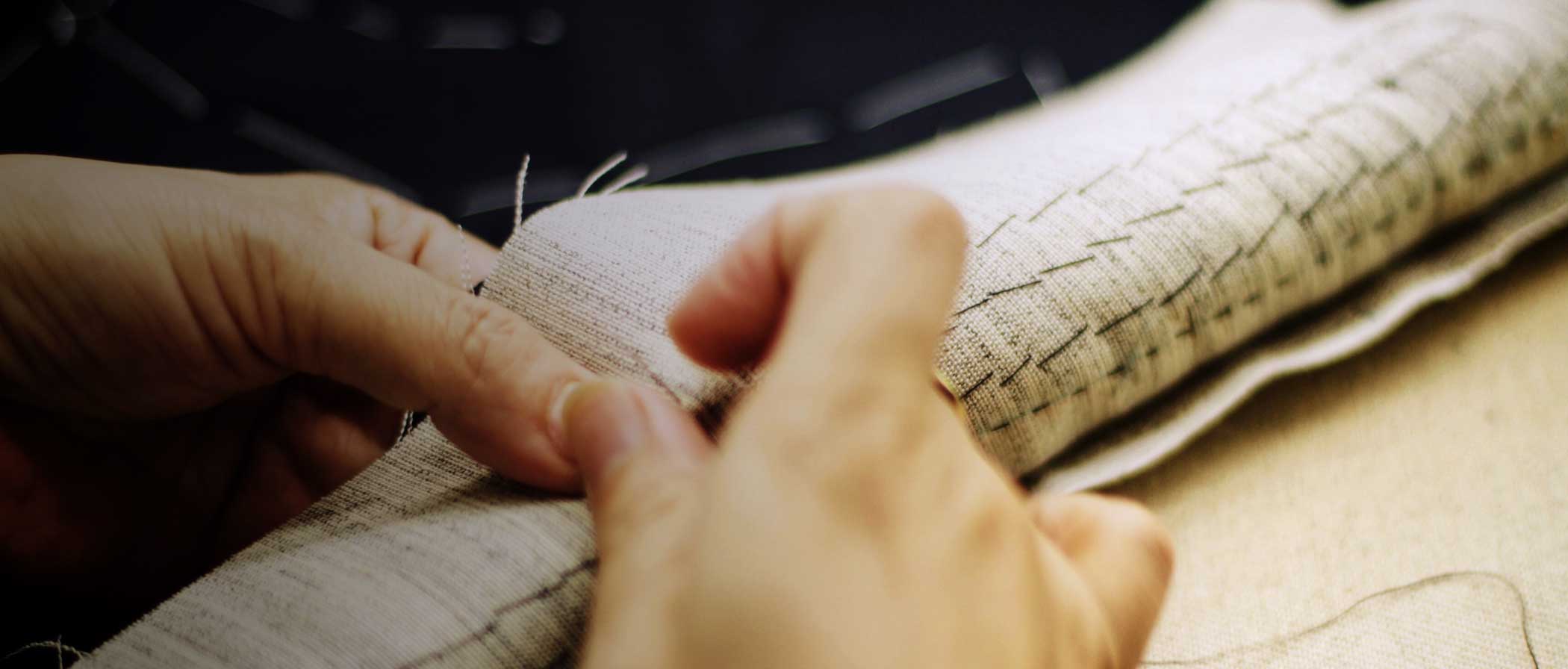 Bespoke Experience, Tailor hand-stitching canvas interlining | Michael ...