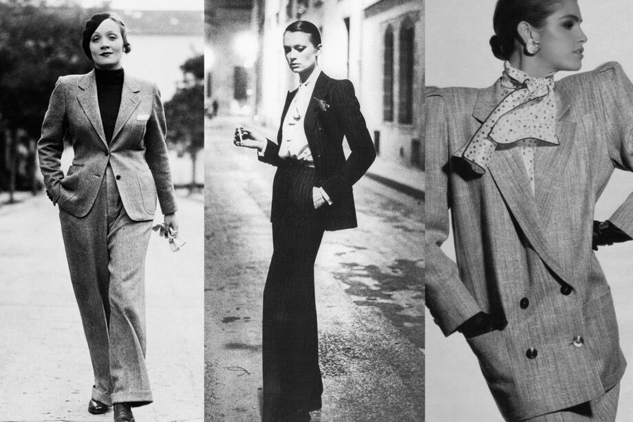 Images featuring the evolution of women’s suits | Michael Andrews ...