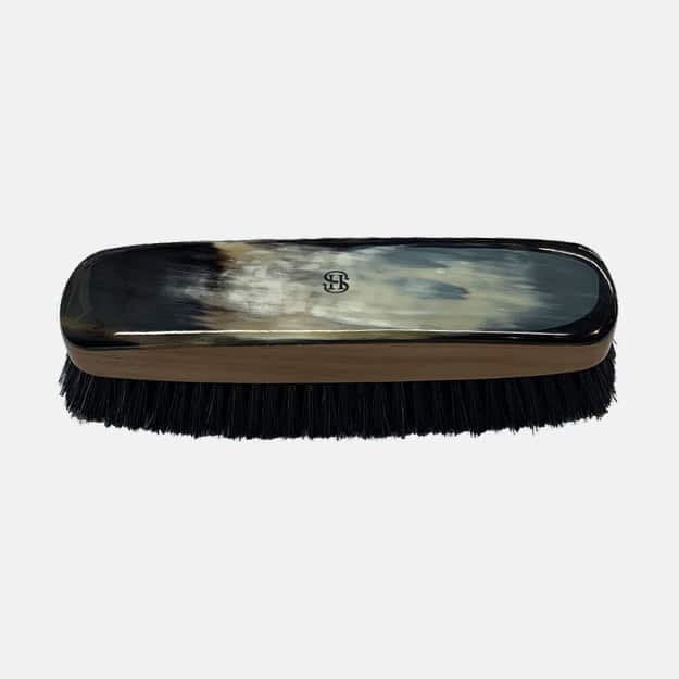 Large Rectangular Oxhorn Clothes Brush (Dark Horn) | Michael Andrews ...