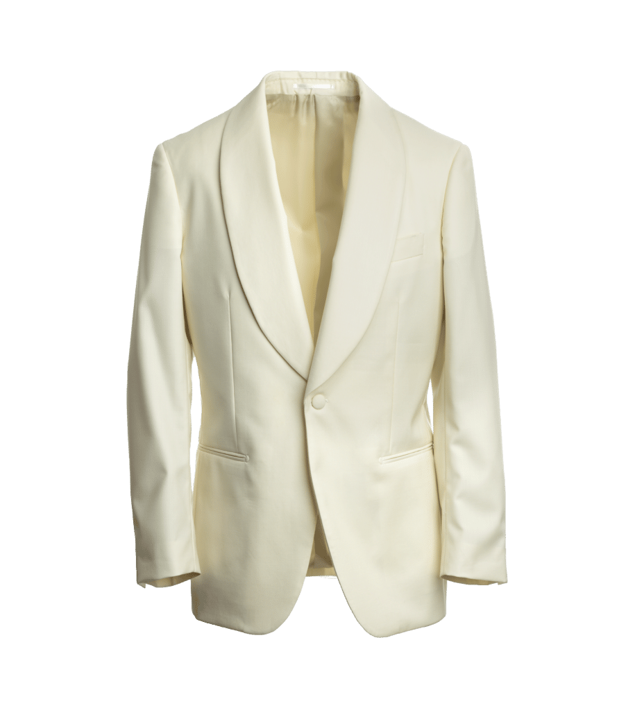 Classic Ivory Dinner Jacket | Michael Andrews Bespoke, New York's Most ...