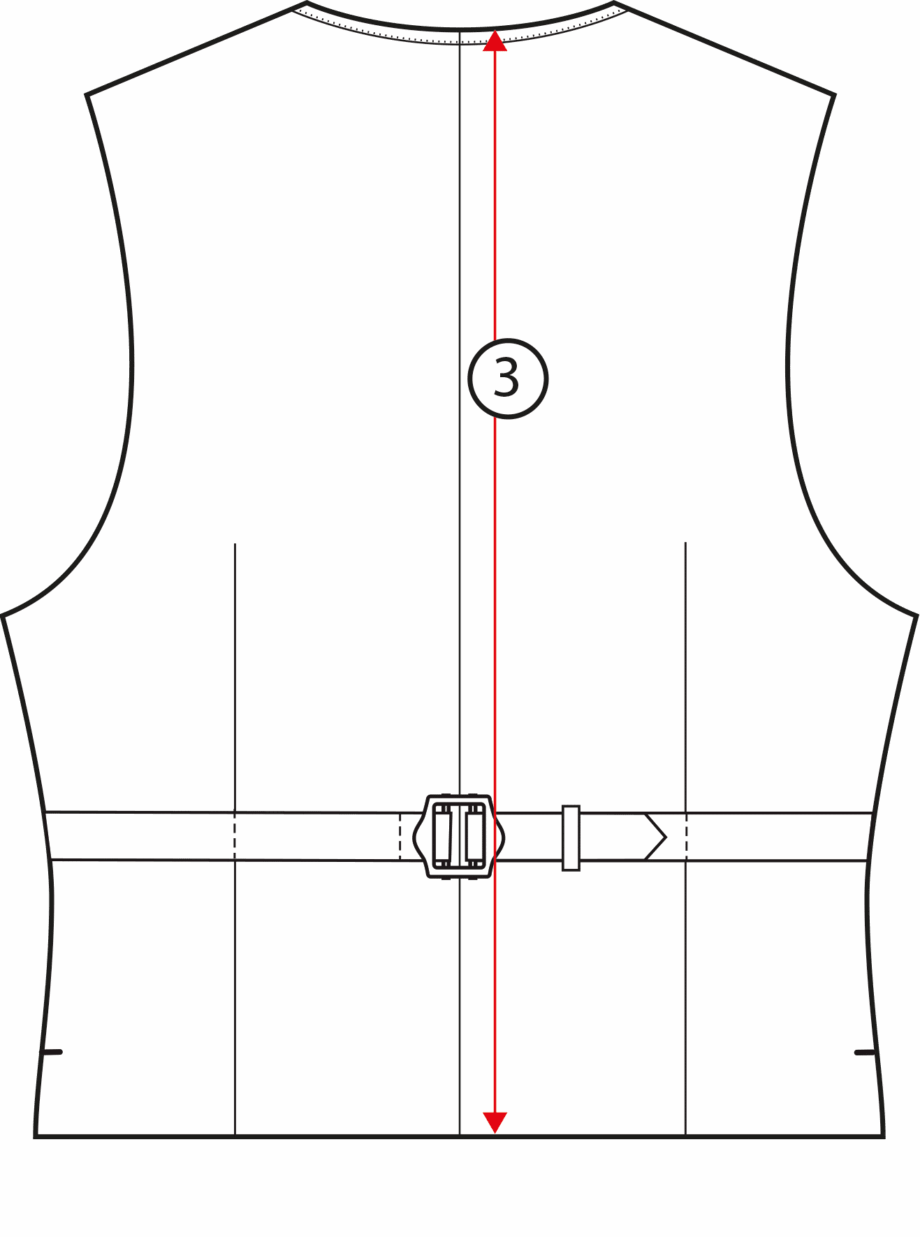 Michael Andrews Bespoke | Custom Vest Size Chart
