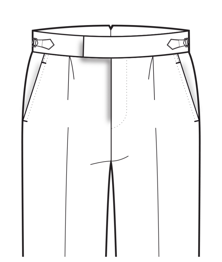 03 Reverse Single Pleats | Michael Andrews Bespoke, New York's Most ...