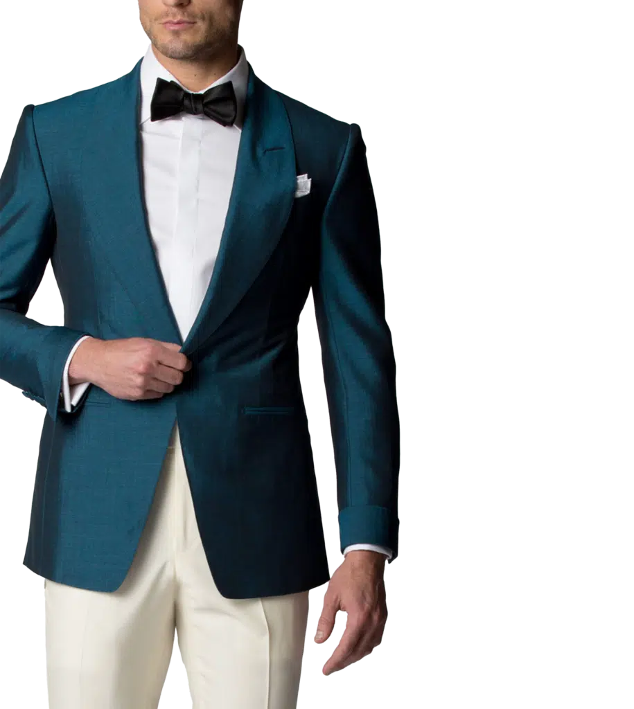 Emerald Mohair & Silk Bespoke Dinner Jacket | Michael Andrews Bespoke ...