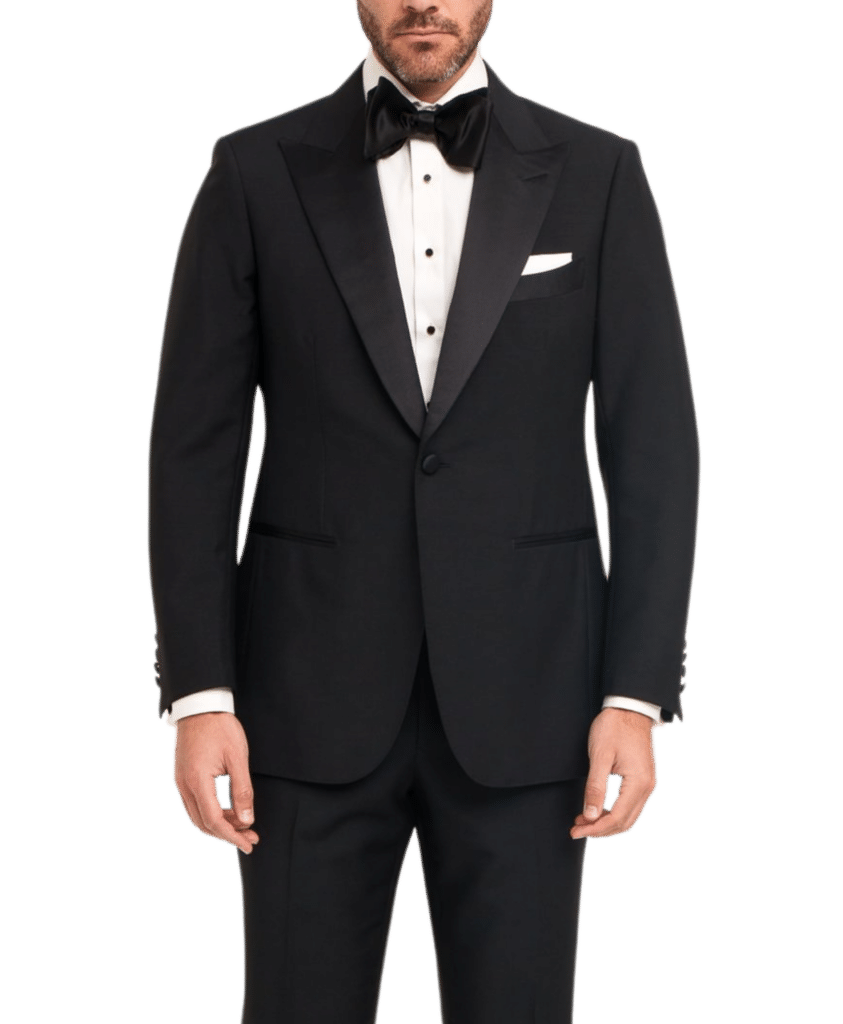 Black Wool Tuxedo Jacket (In-Stock) | Michael Andrews Bespoke, New York's Most Trusted Custom ...