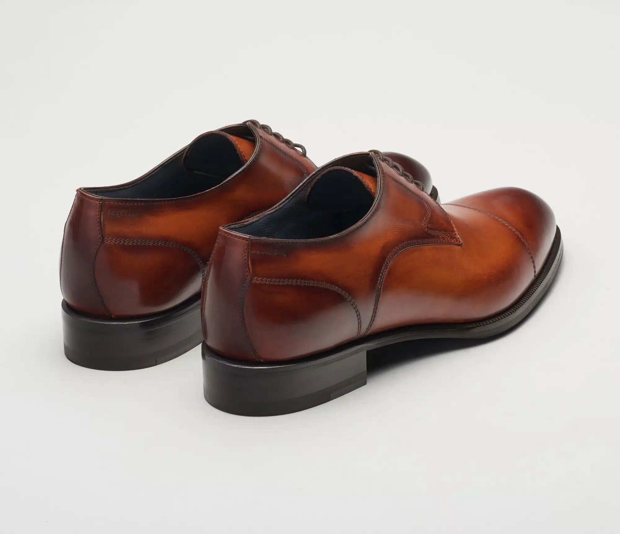 Bergamo Oxford in Burnished Marmo Brown | Michael Andrews Bespoke, New ...