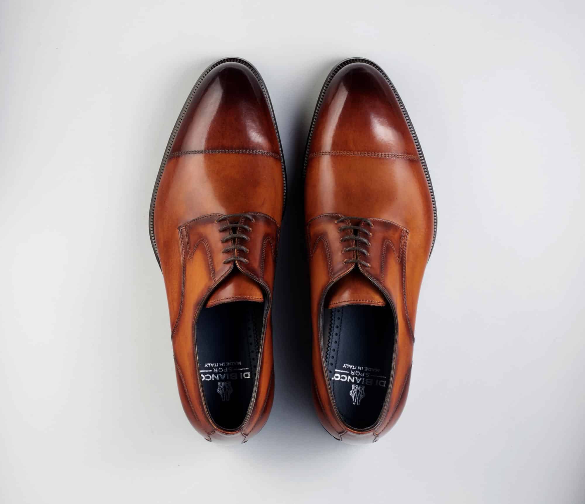 Bergamo Oxford in Burnished Marmo Brown | Michael Andrews Bespoke, New ...