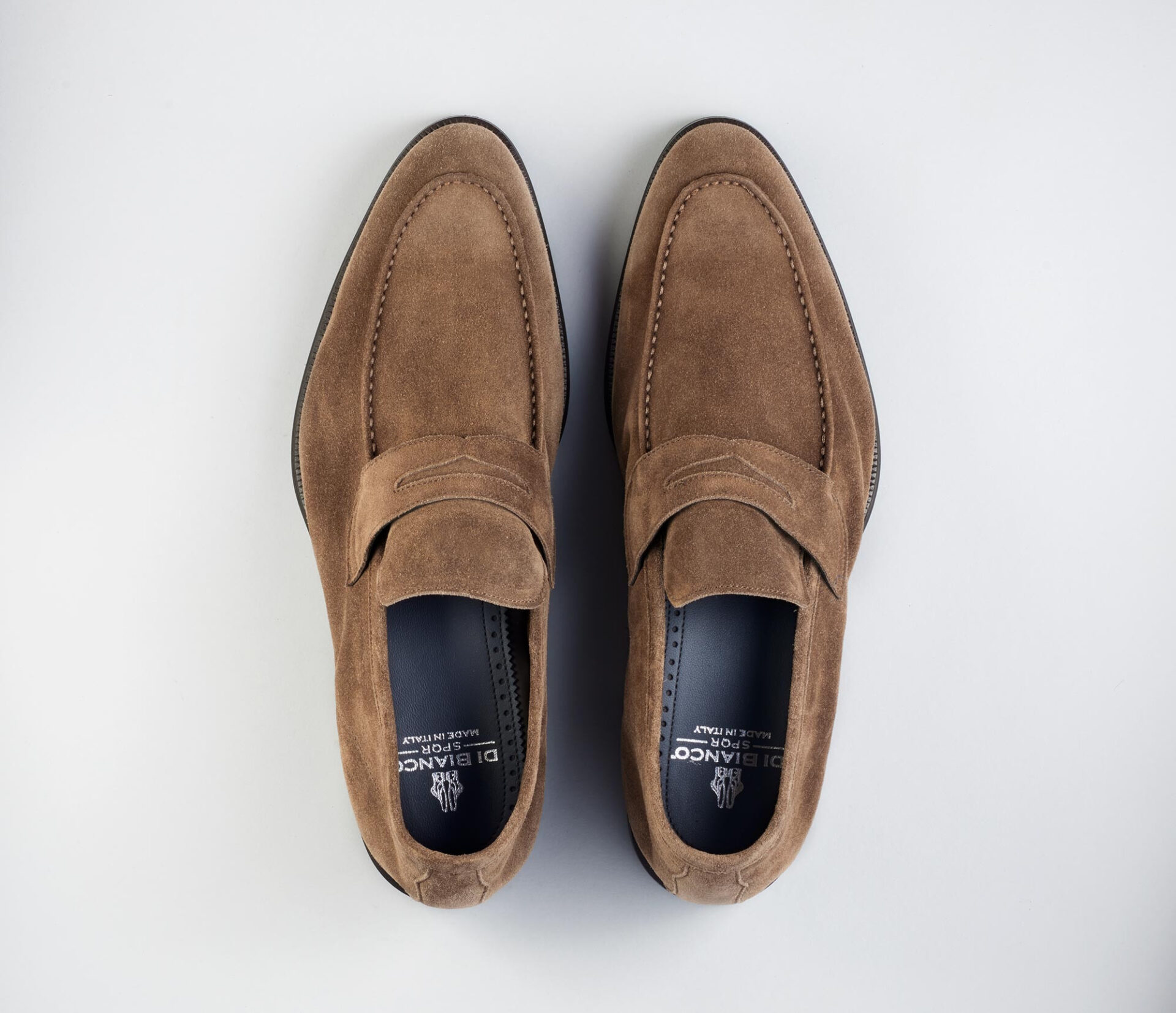 Brera Farro Brown Suede Loafer | Michael Andrews Bespoke, New York's ...