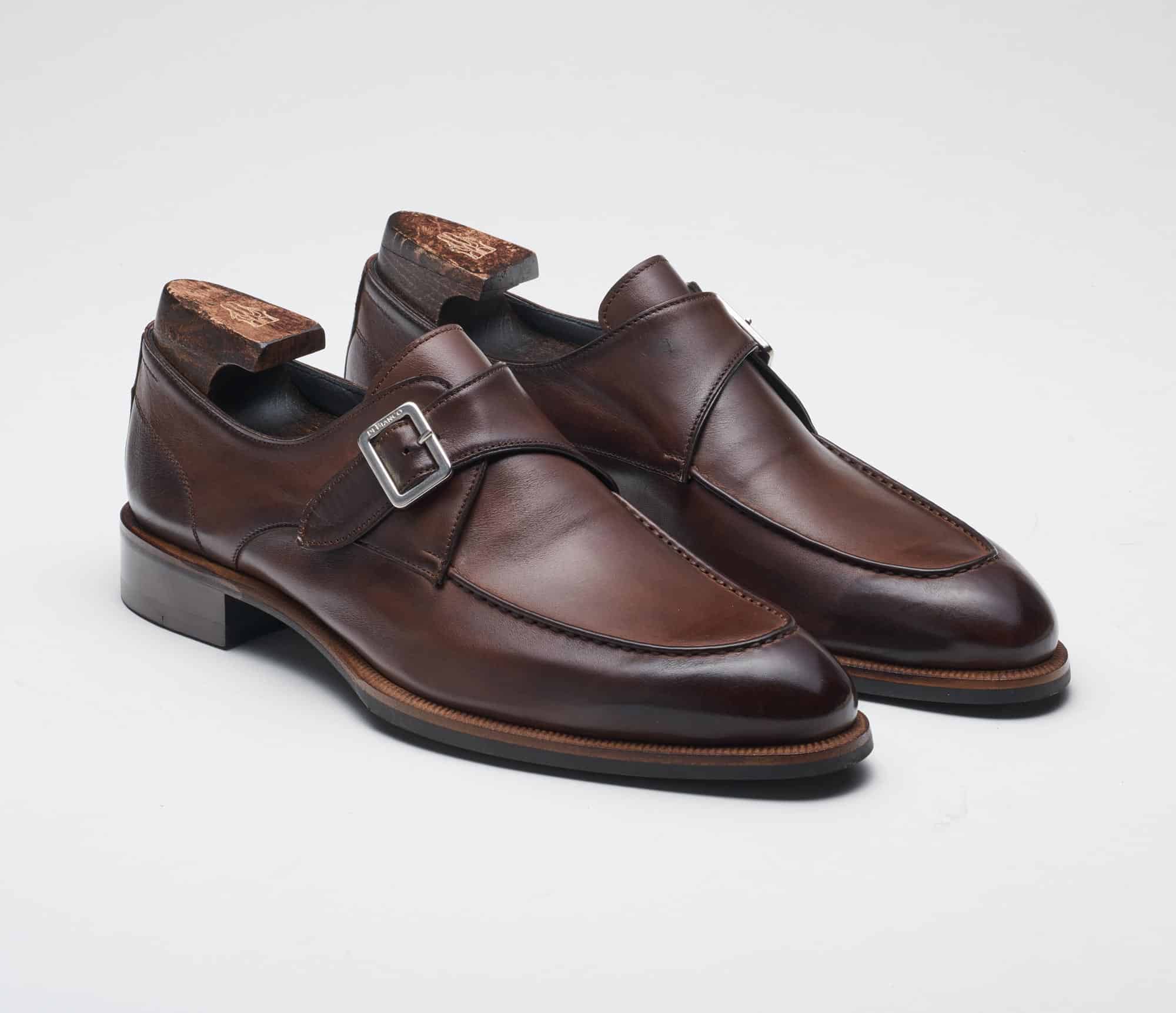 Michael Andrews Bespoke | Parma Clay'D Monk Strap