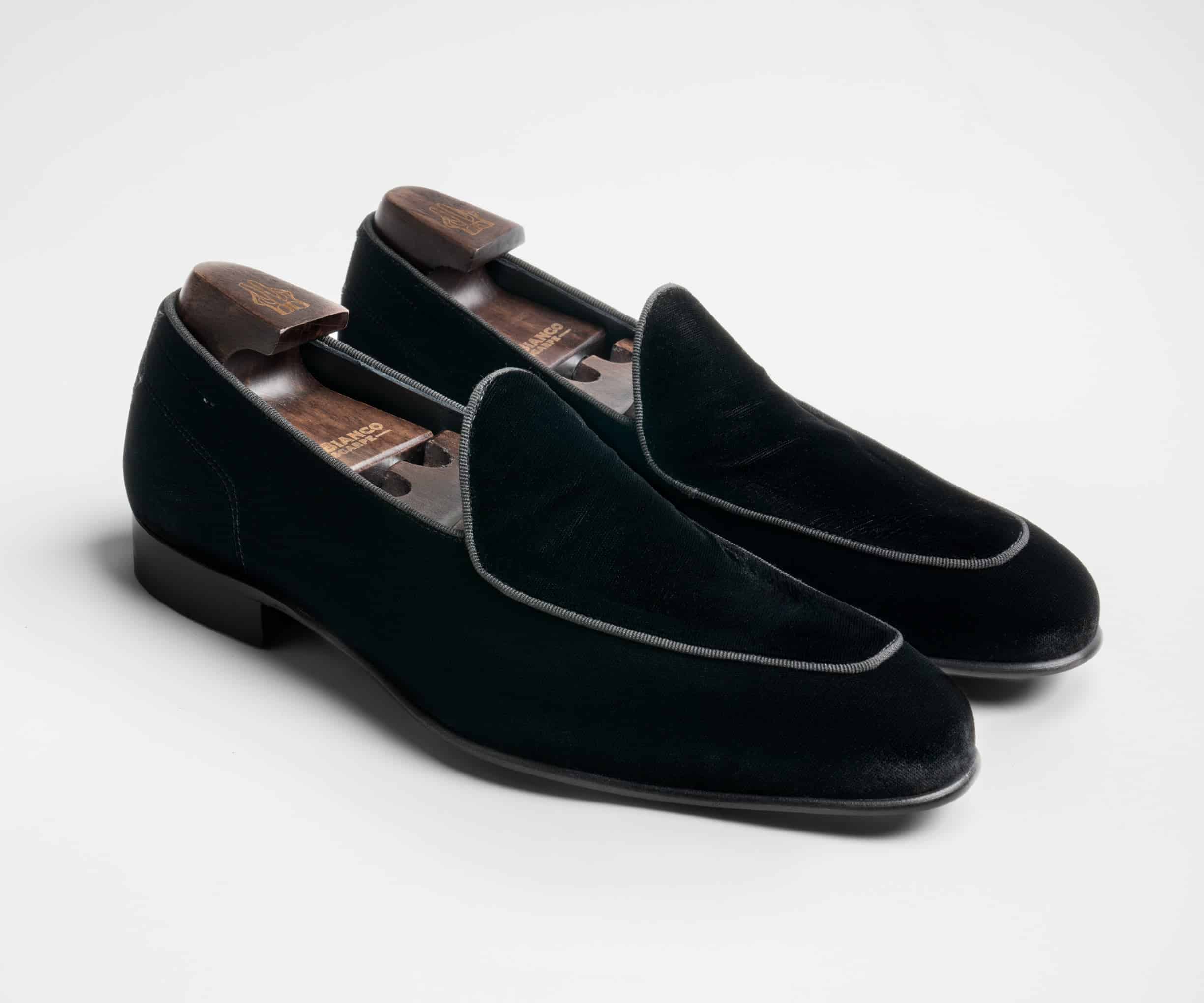 Vomero Velvet Nero Formal Shoe | Michael Andrews Bespoke, New York's ...