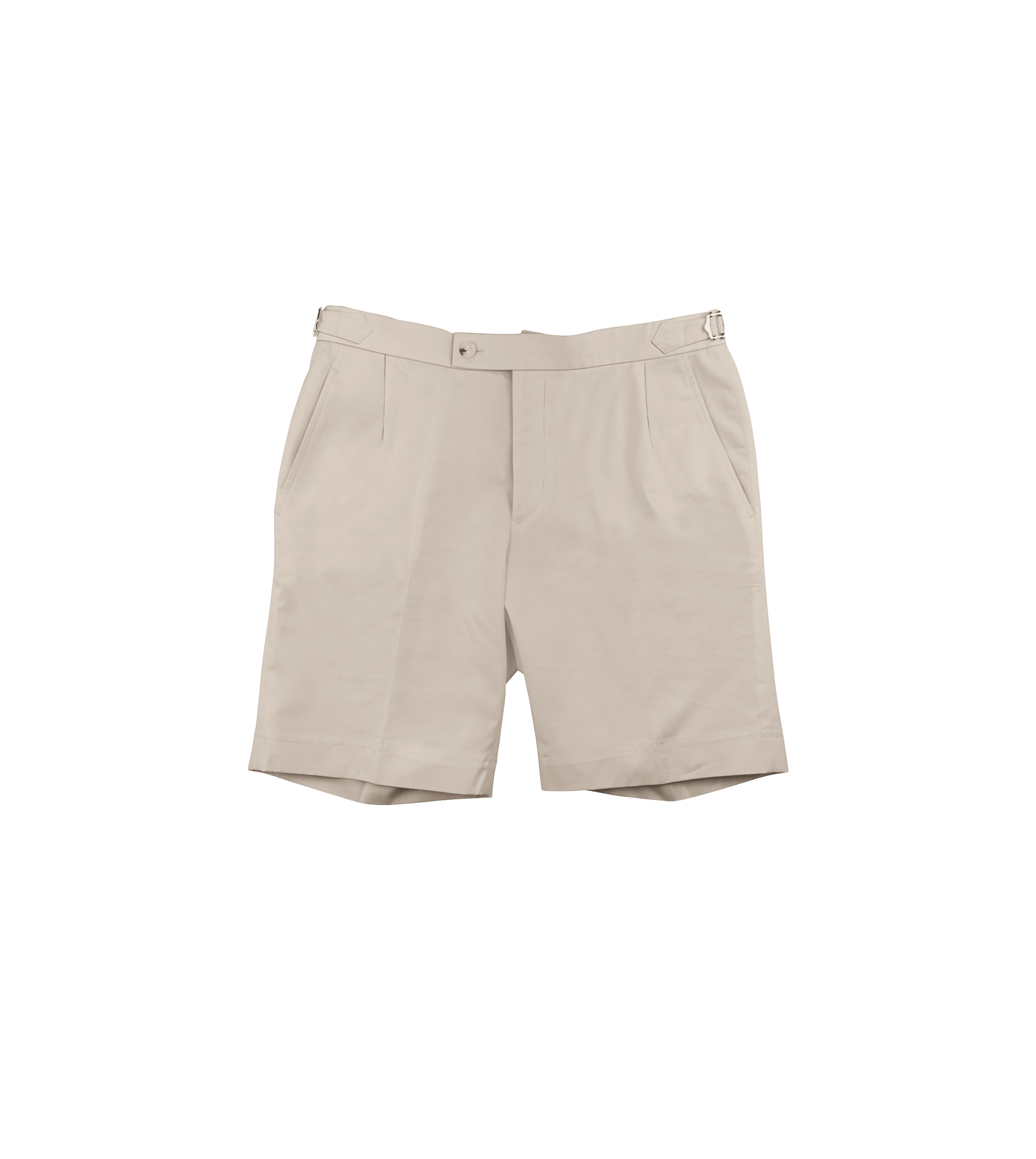 Michael Andrews Bespoke | Beige Cotton Shorts