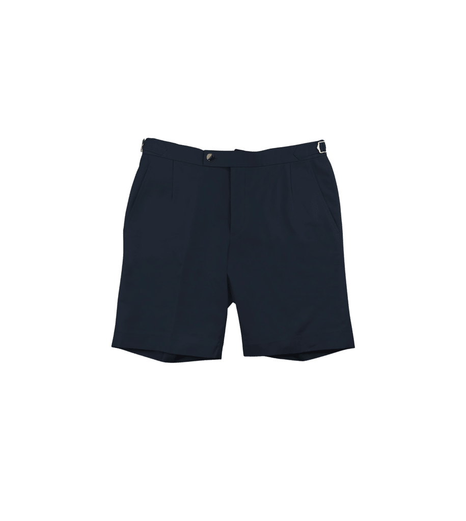 Navy Cotton Shorts | Michael Andrews Bespoke, New York's Most Trusted ...