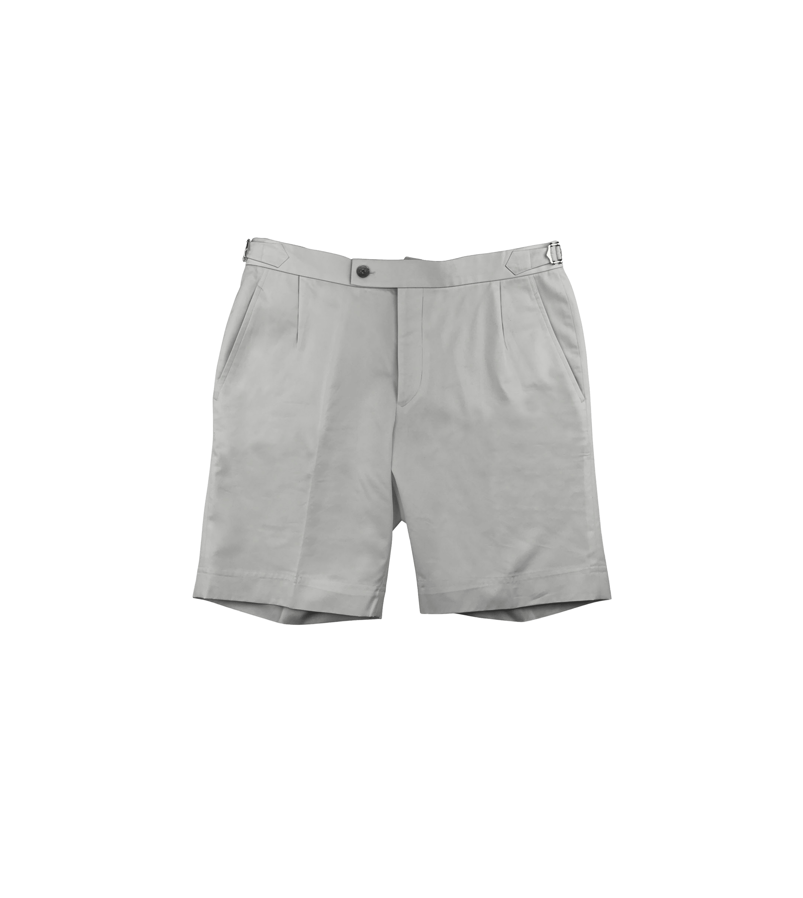 Light Grey Cotton Shorts | Michael Andrews Bespoke, New York's Most ...