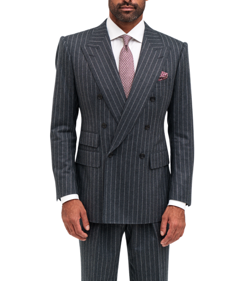 Navy Blue Signature Two-Button Suit | Michael Andrews Bespoke