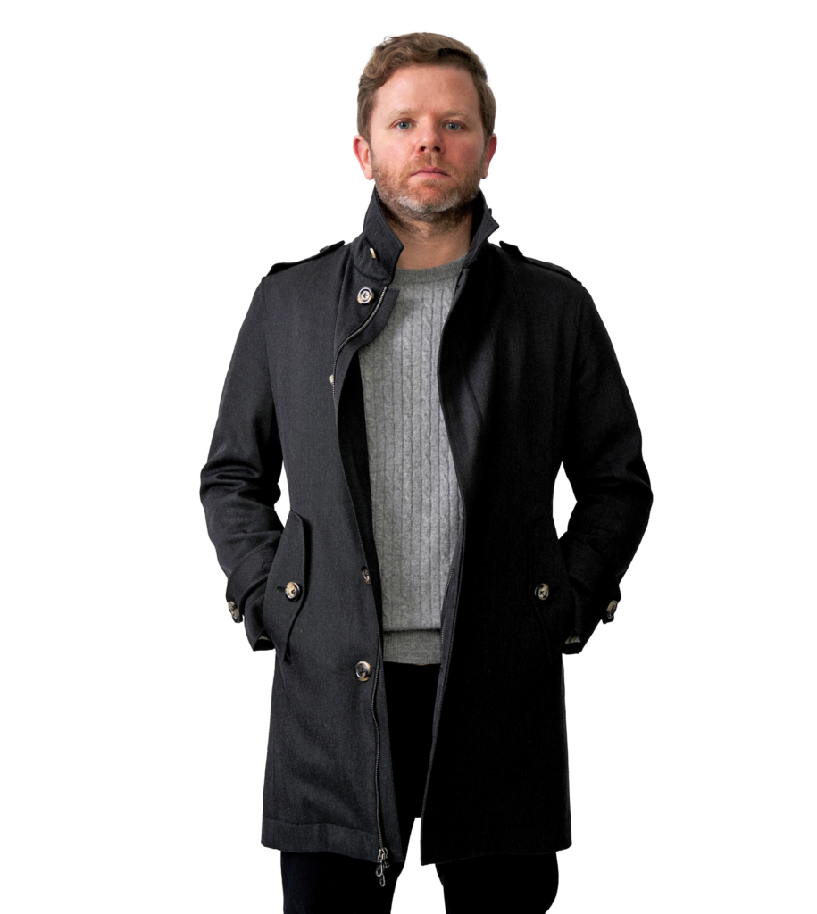 Solid Grey Twill Storm Stopper | Michael Andrews Bespoke, New York's ...