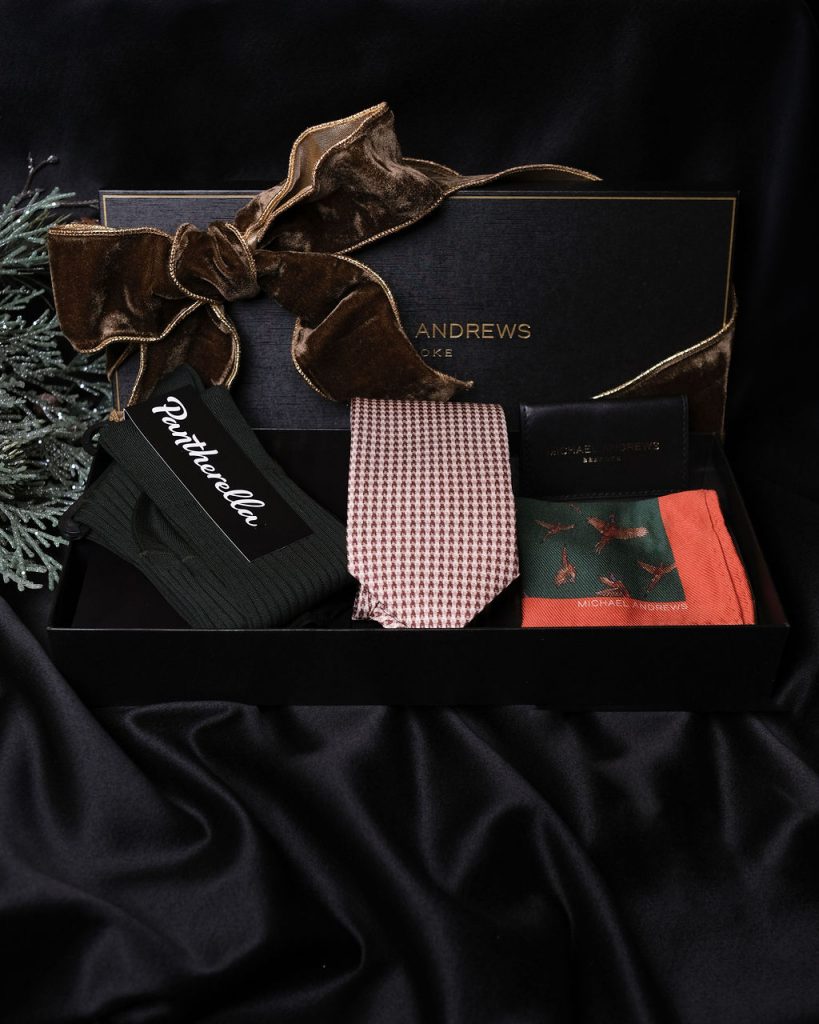 MAB Holiday Gift Box (Green/Brown) | Michael Andrews Bespoke, New York ...